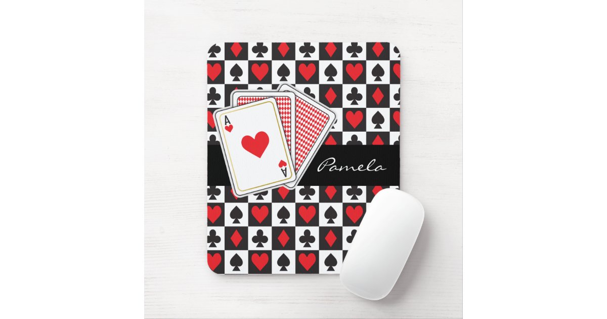 Casino Playing Card Mouse Pad | Zazzle