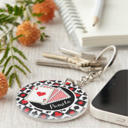 Casino Playing Cards Key Chain | Zazzle