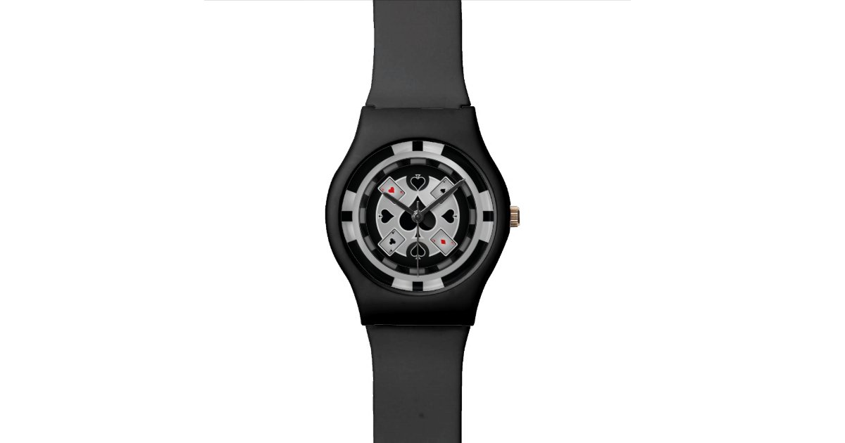 Casino Poker Chip Watch | Zazzle