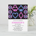 Casino Poker Playing card 53rd birthday invitation | Zazzle