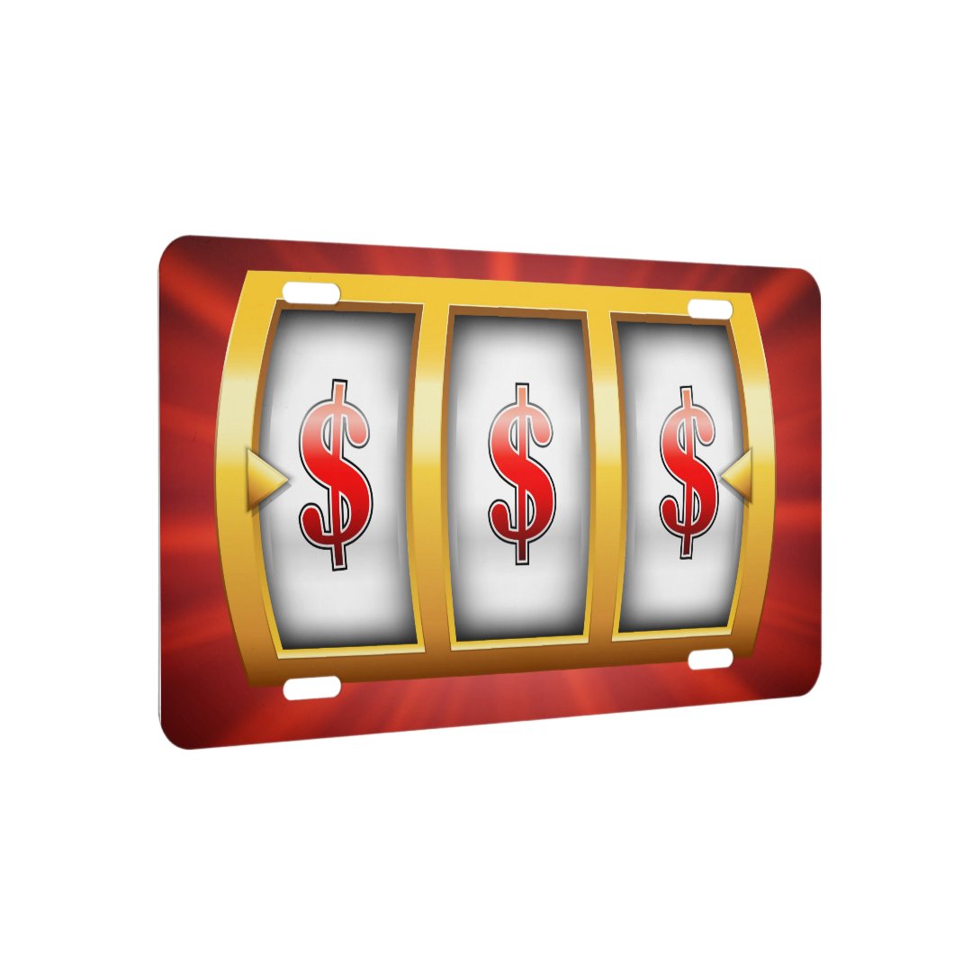 Casino Slot License Plate | Zazzle