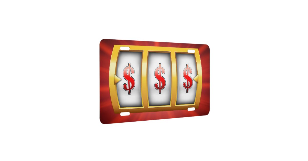 Casino Slot License Plate | Zazzle