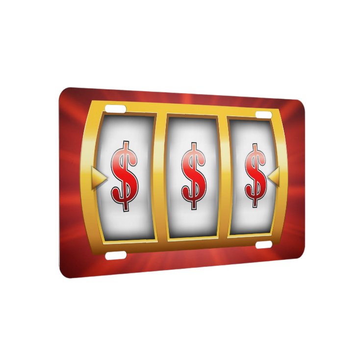 Casino Slot License Plate | Zazzle