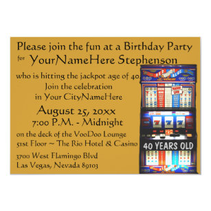 Gambling Birthday Cards - Greeting & Photo Cards | Zazzle