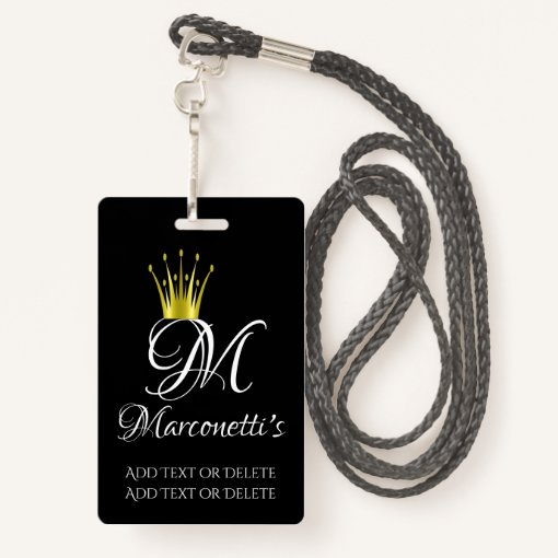 CASINO VIP Lanyard BADGE | Zazzle