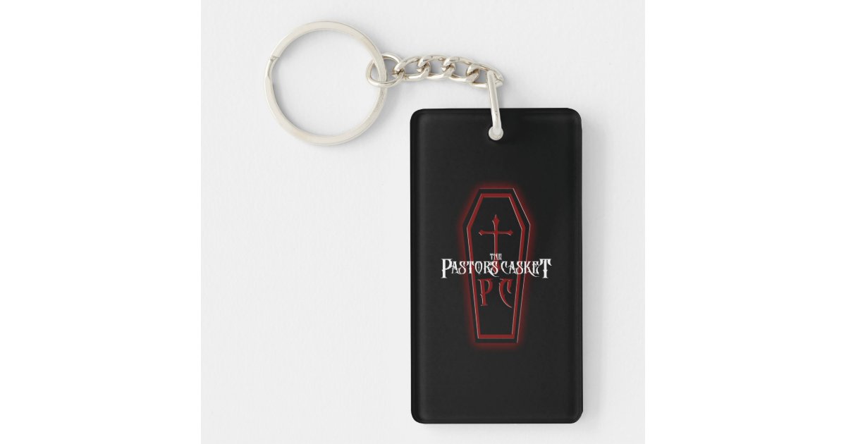 Casket Logo Keychain | Zazzle