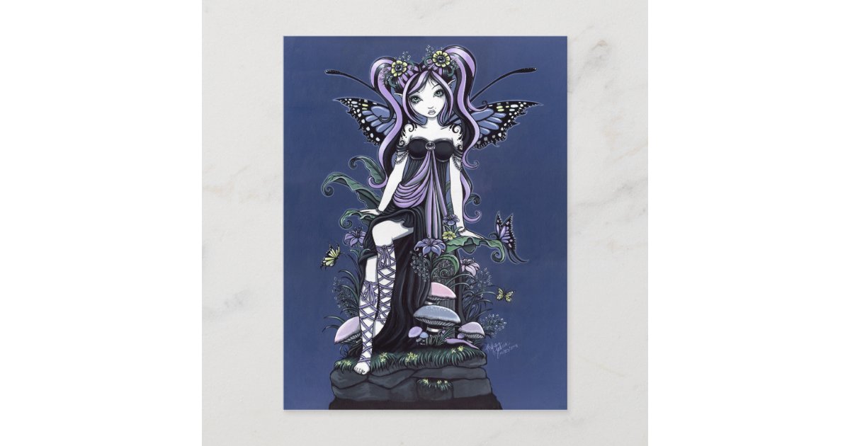 Cassandra Flower Fairy Postcard | Zazzle