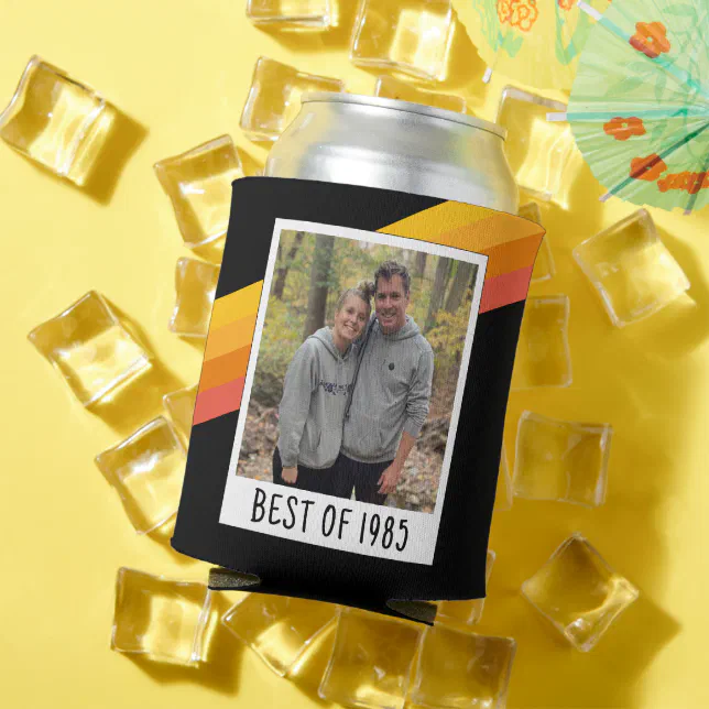 Cassette Tape 40th Birthday Best of 1985 Beer Can Cooler | Zazzle