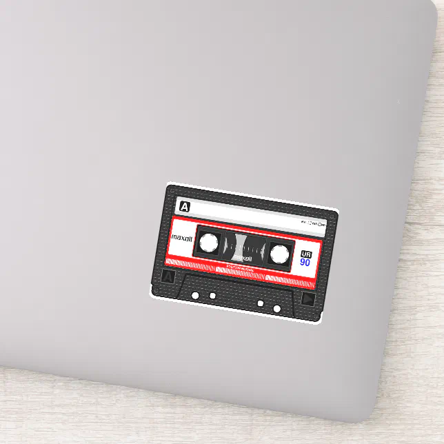 Cassette tape. sticker | Zazzle