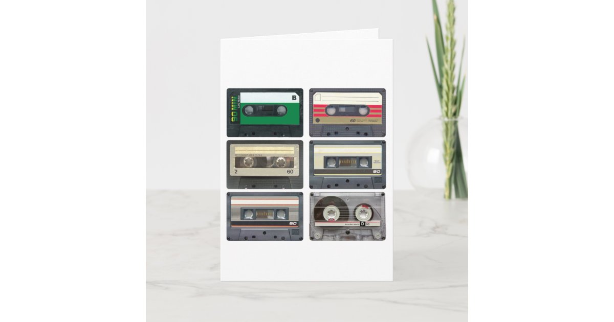 Cassette Tapes Card | Zazzle