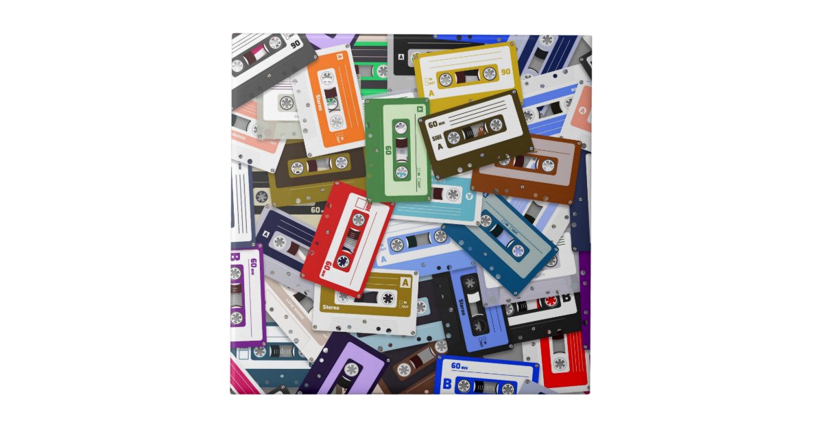 Cassette Tapes Ceramic Tile | Zazzle