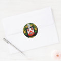 Cassidy Coat Of Arms - Family Crest Classic Round Sticker | Zazzle