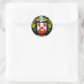 Cassidy Coat Of Arms - Family Crest Classic Round Sticker | Zazzle