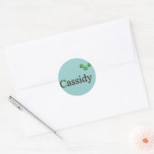 Cassidy Custom Classic Round Sticker | Zazzle