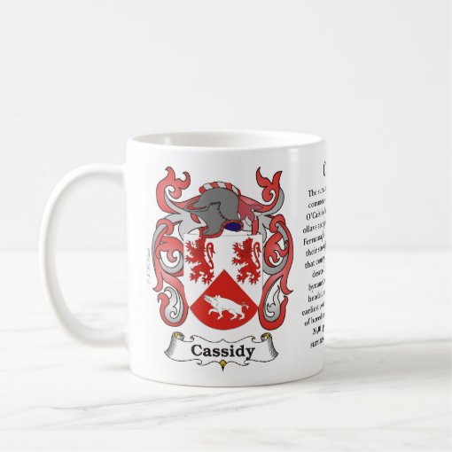 Cassidy Family Coat of Arms Mug | Zazzle
