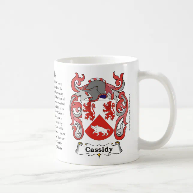 Cassidy Family Coat of Arms Mug | Zazzle