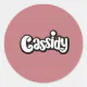 Cassidy Name Stickers | Zazzle