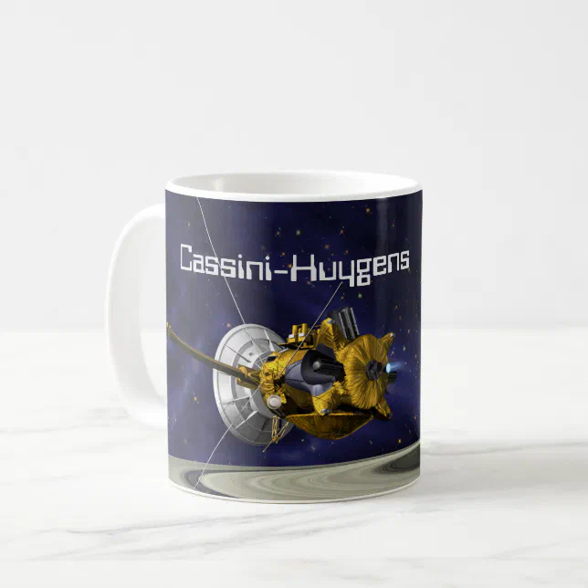 Cassini Huygens Saturn Mission Spacecraft Coffee Mug | Zazzle