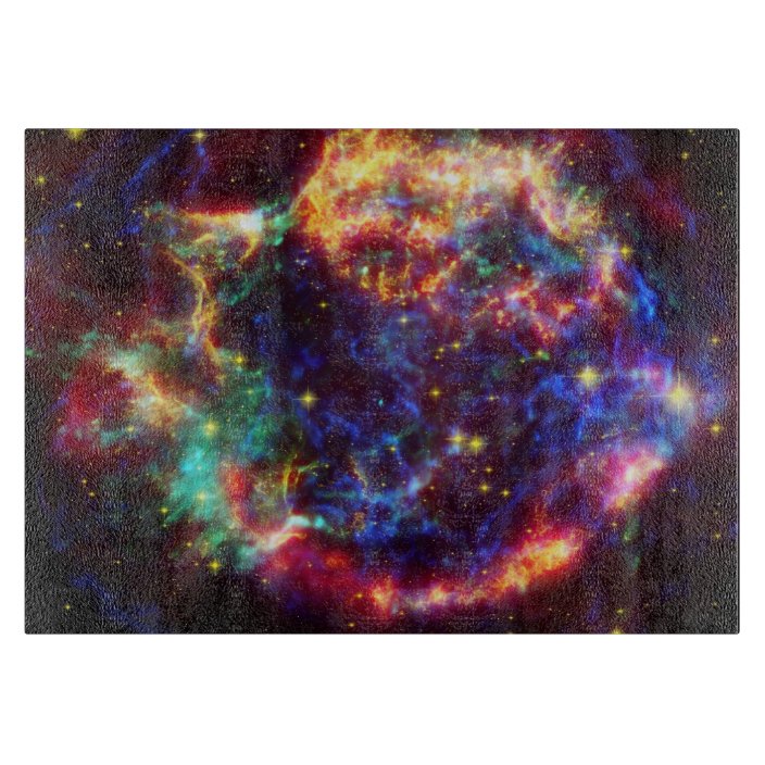 Cassiopeia Galaxy Supernova remnant Cutting Board | Zazzle.com