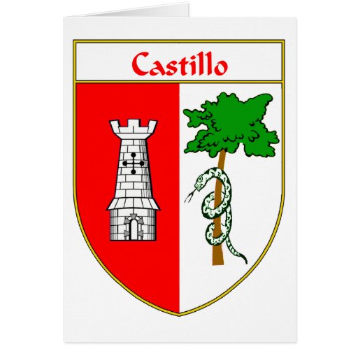 Castillo Coat of Arms/Family Crest Cards | Zazzle