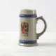 CASTILLO FAMILY CREST - CASTILLO COAT OF ARMS BEER STEIN | Zazzle