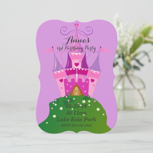 Castle Birthday Invitations | Zazzle