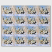 Castle Clouds Fairy Tale Wrapping Paper | Zazzle