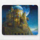 Castle Fantasy Moon Landscape Mouse Pad | Zazzle