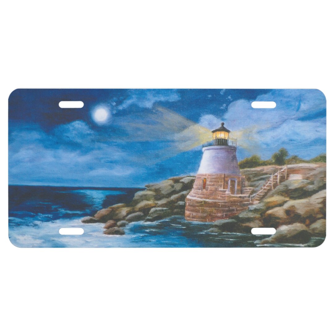 Castle Hill Lighthouse License Plate | Zazzle