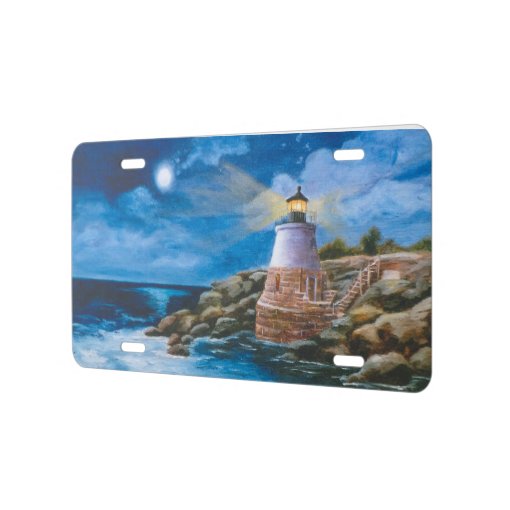 Castle Hill Lighthouse License Plate | Zazzle