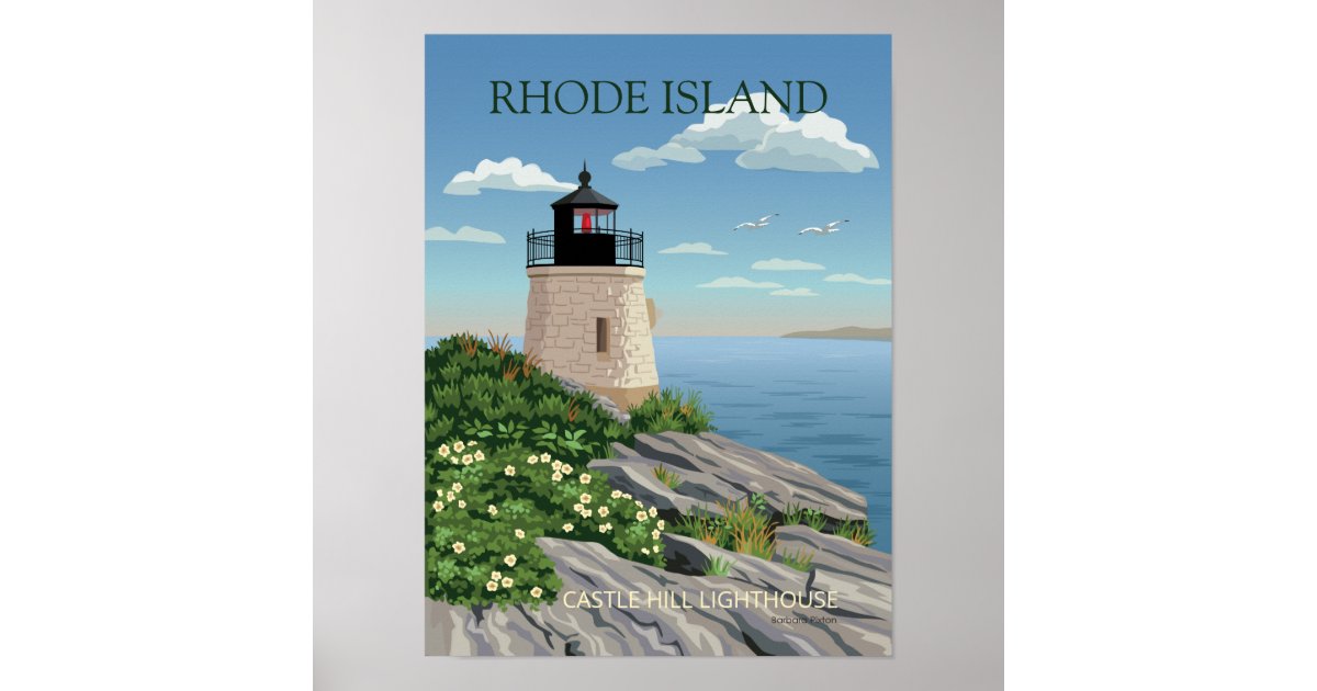 Castle Hill Lighthouse Poster | Zazzle