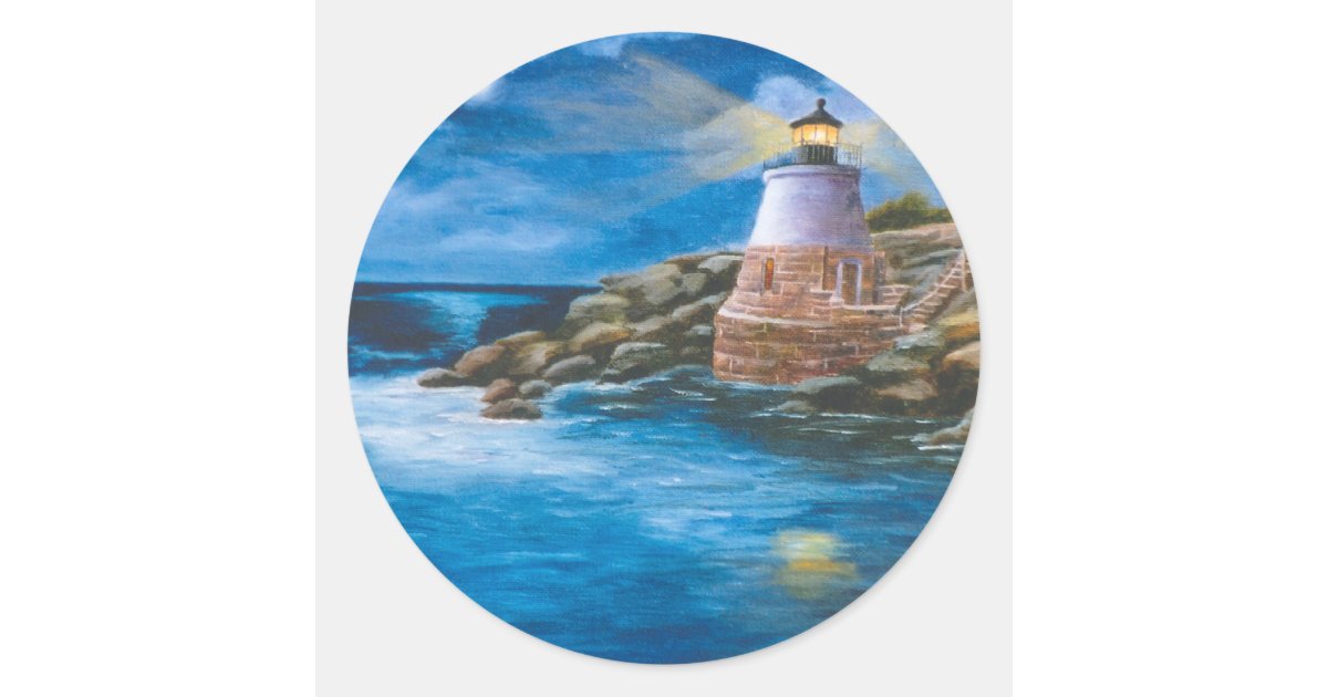 Castle Hill Lighthouse Sticker | Zazzle