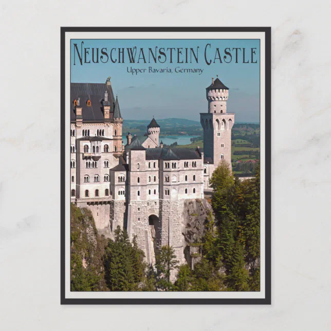 Castle Neuschwanstein Postcard | Zazzle