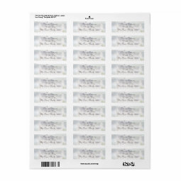 Castle Theme Wedding Mailing Labels | Zazzle