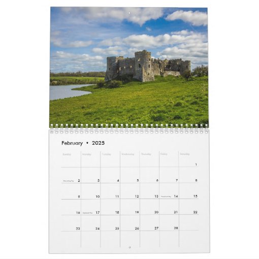 Castles Calendar | Zazzle