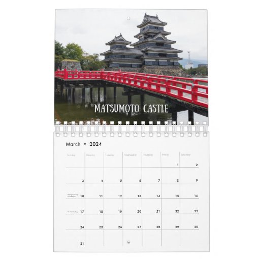 Castles Collection Wall Calendar | Zazzle