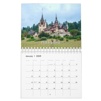 Castles Collection Wall Calendar | Zazzle