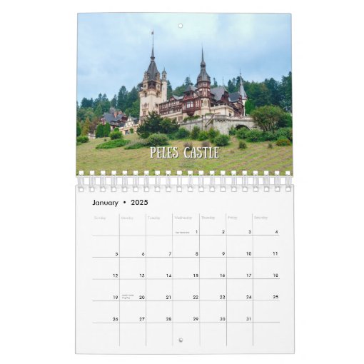 Castles Collection Wall Calendar | Zazzle