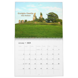 Castles Of 13 Scottish Highland Clans Calendar | Zazzle