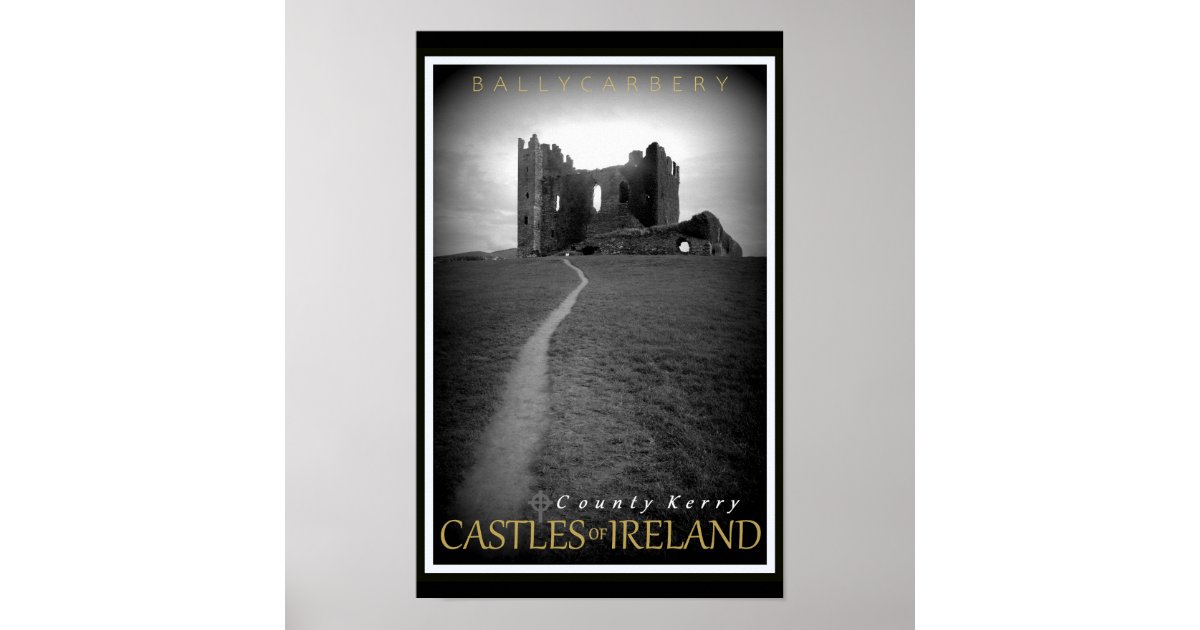 Castles of Ireland Poster | Zazzle
