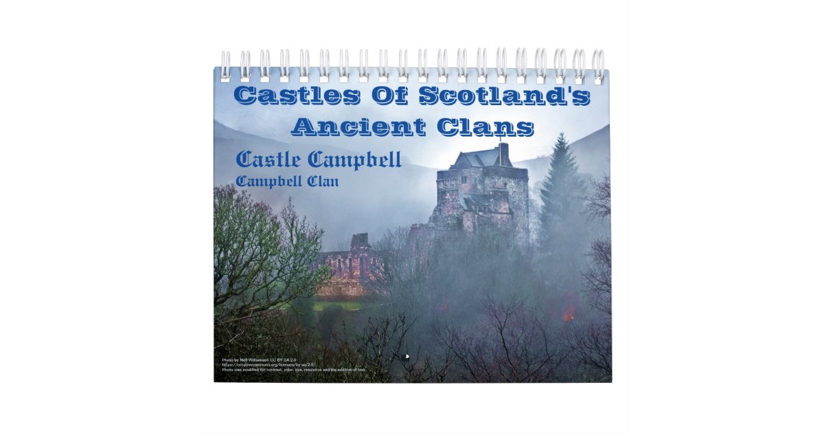 Castles Of Scotland's Ancient Clans Photo Calendar | Zazzle