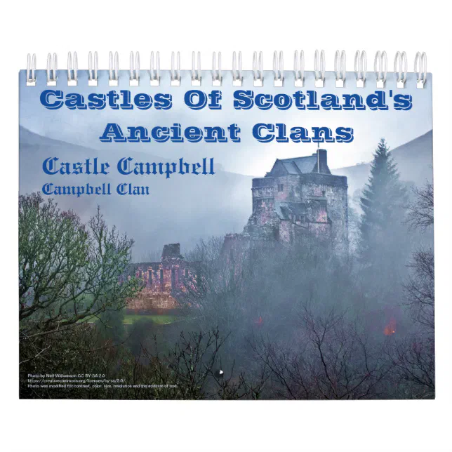 Castles Of Scotland's Ancient Clans Photo Calendar | Zazzle