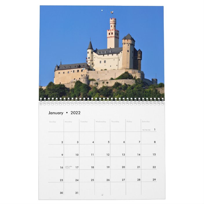 Castles Wall Calendar | Zazzle.com