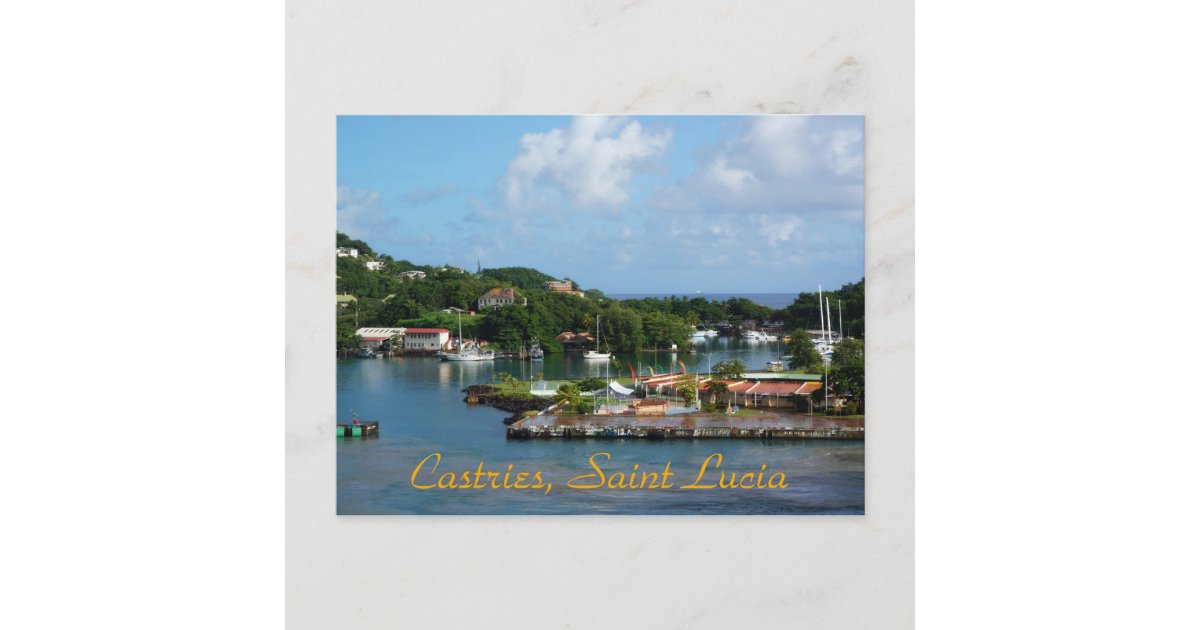 Castries, Saint Lucia Postcard | Zazzle
