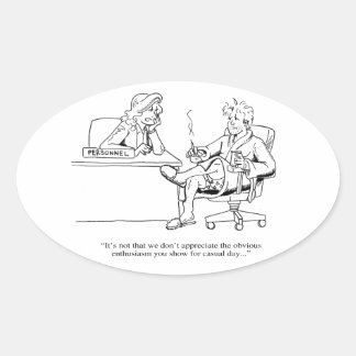 Casual Day Stickers | Zazzle