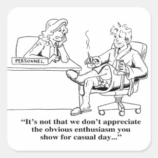 Casual Day Stickers | Zazzle