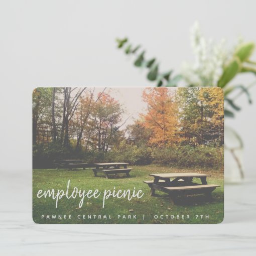 Casual Fall Event Invitation | Zazzle