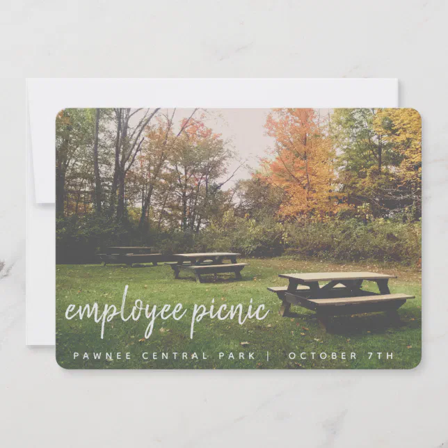Casual Fall Event Invitation | Zazzle