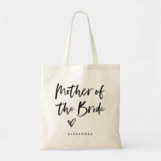 Casual Script | Chic Simple Mother of the Bride Tote Bag | Zazzle