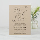 Casual Wedding Reception Invitation | Zazzle